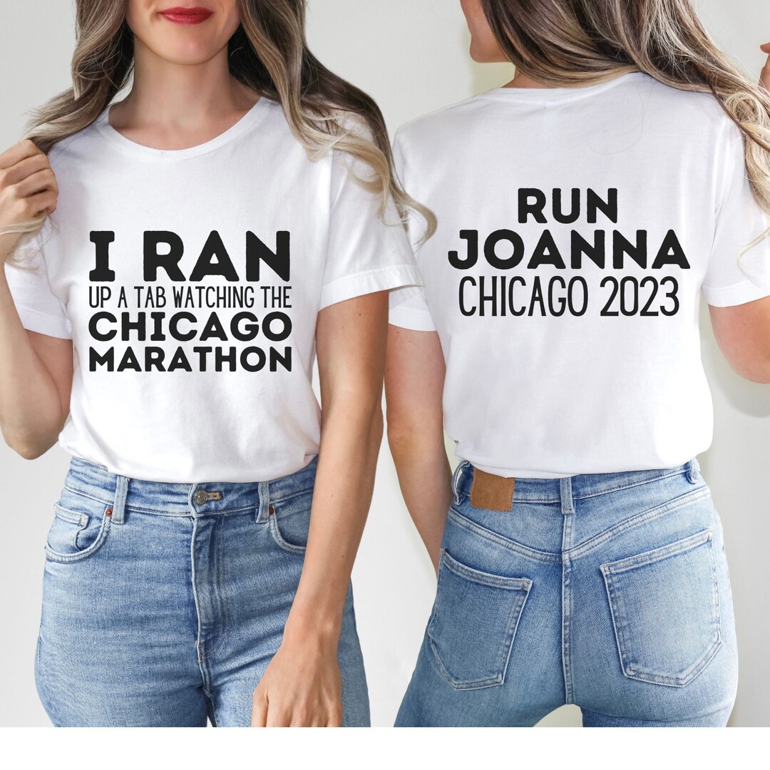 Custom Marathon Support Crew T-shirts, Chicago Marathon Tshirt, Running ...