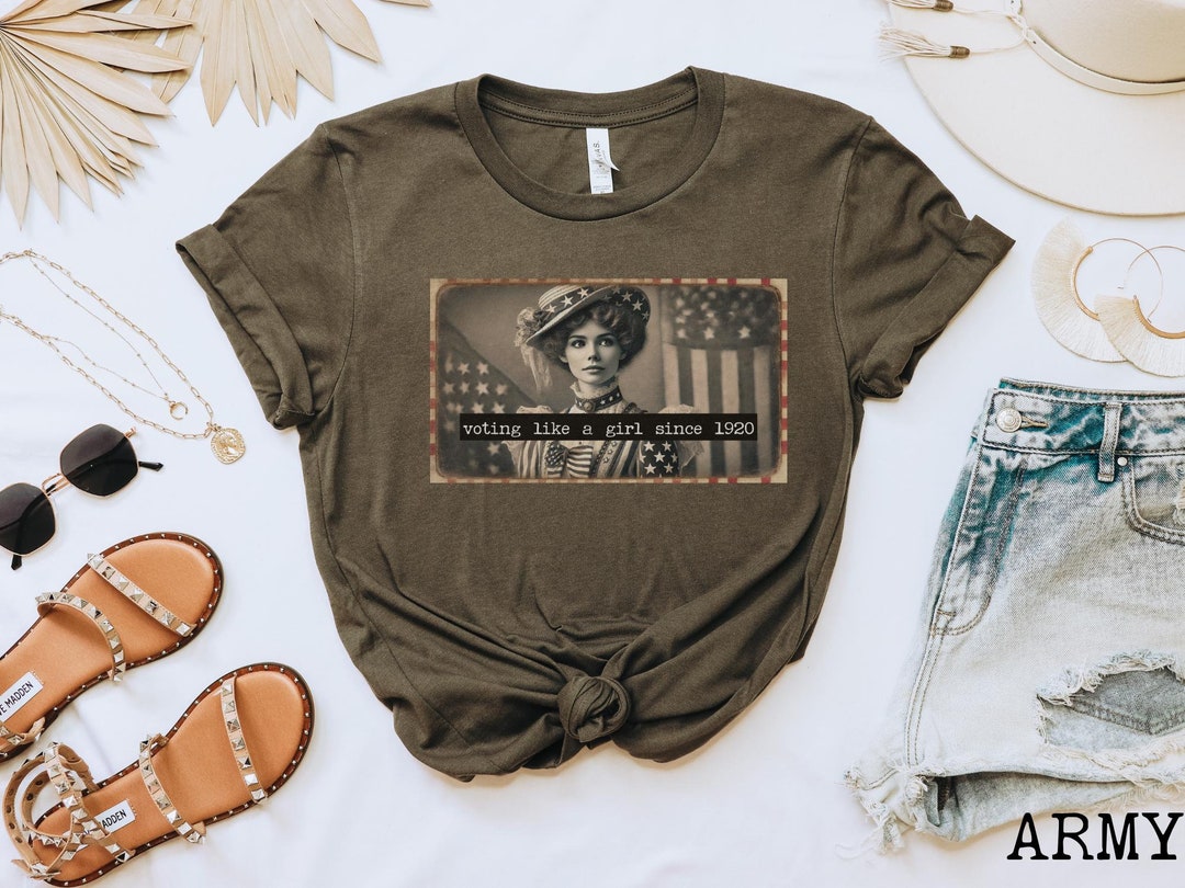 Suffragette Retro Voting Shirt, Women's Rights, Feminism T-shirt ...