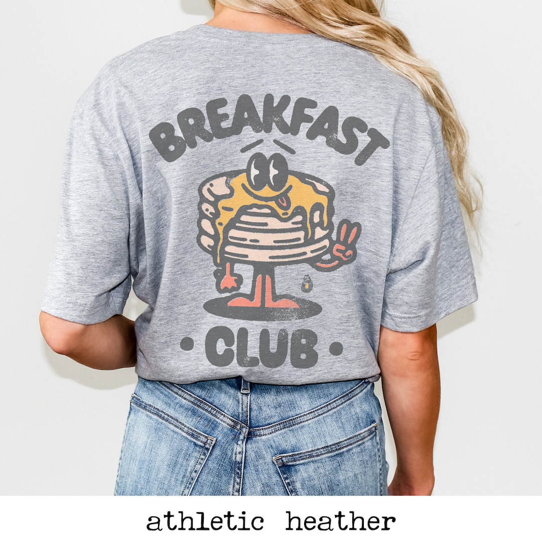 Breakfast Club Foodie T-shirt, Retro Oversized Trendy Shirt, Mom Group ...