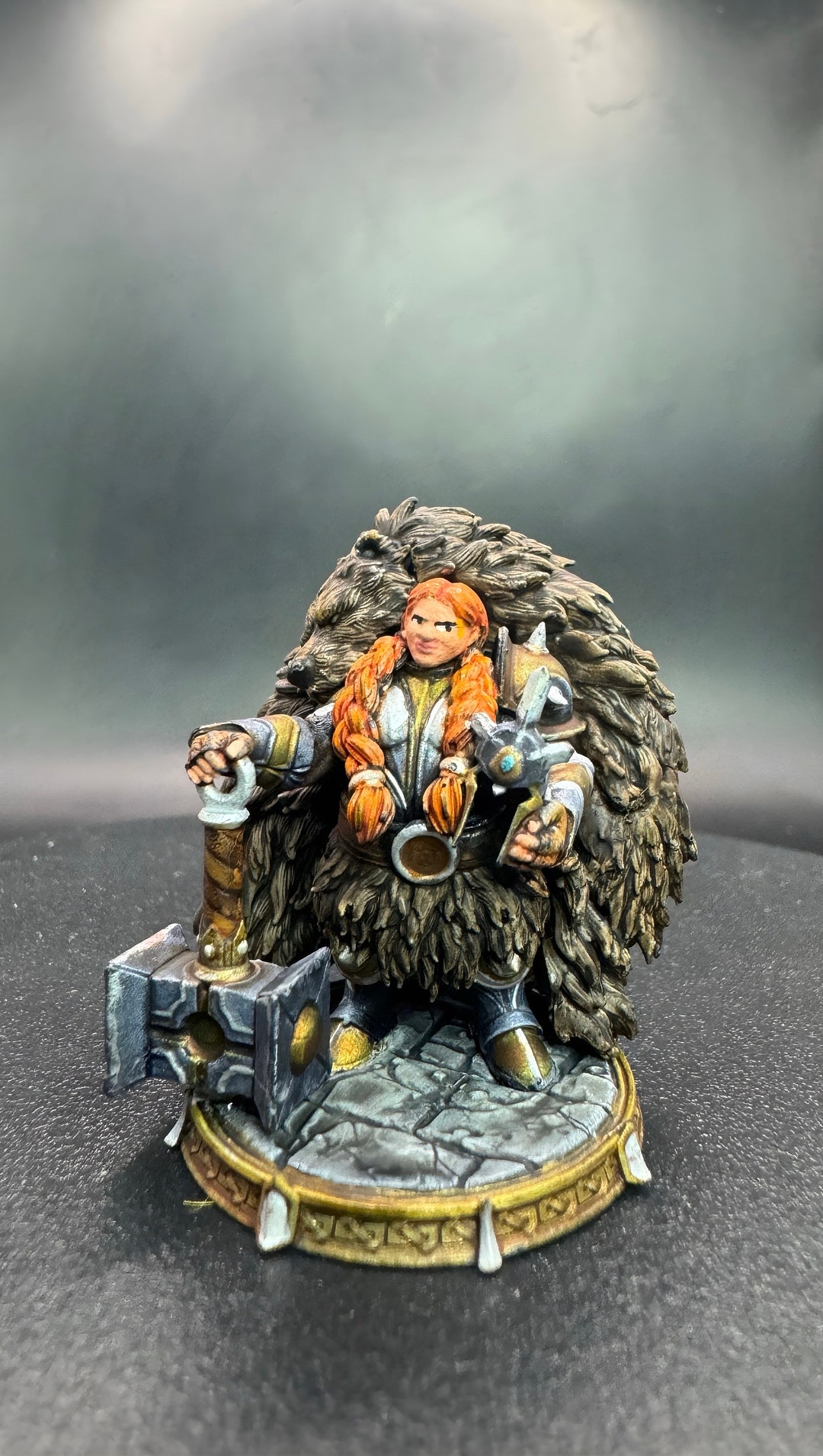 Queen of Frosthold Dwarf Female witchguild Miniaturespainted Dnd ...