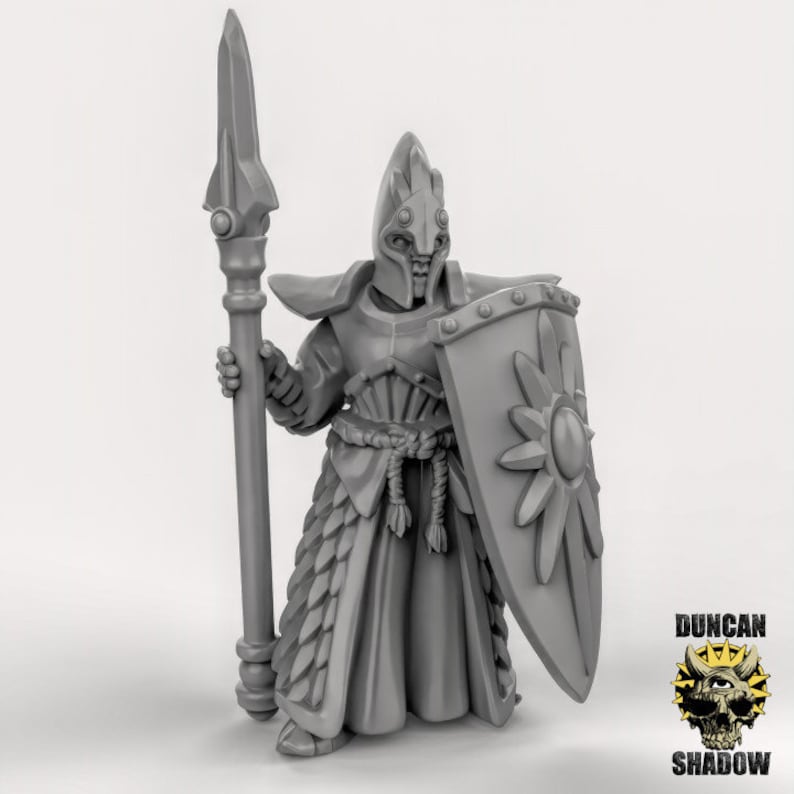 High Elf Spearman Duncan Shadow 28mm Wargaming Unit TTRPG Miniature - Etsy