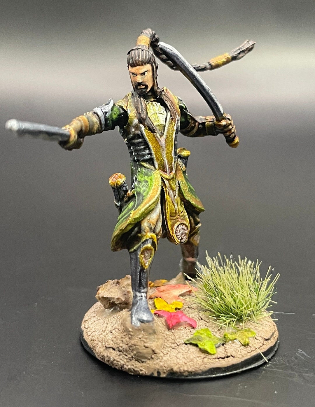 Painted Elf Miniature Male Ranger/fighter Pathfinder D&D - Etsy