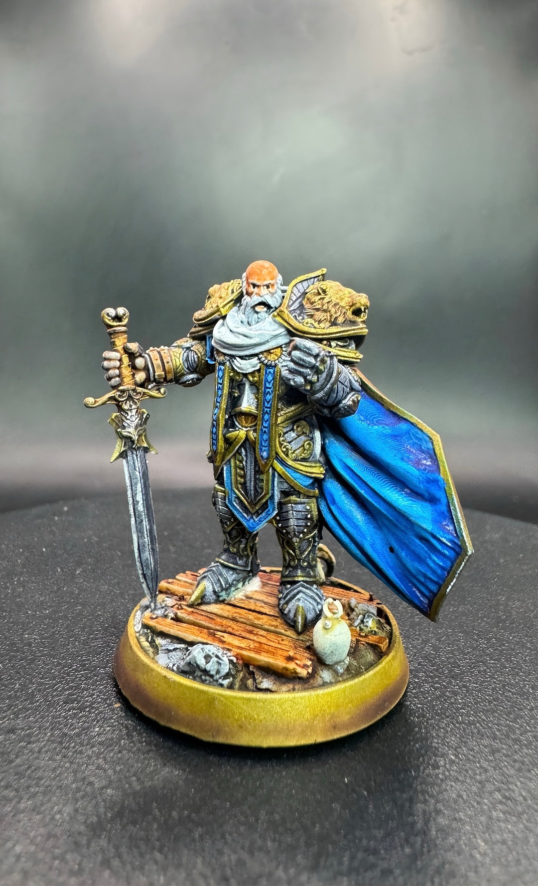 Painted Templar of the White Lion Paladin/fighter Pathfinder D&D ...