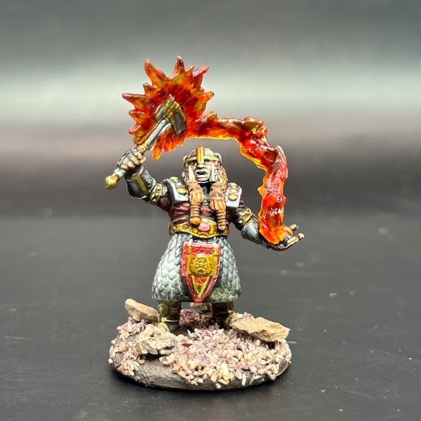 Painted Dwarf Cleric Miniature - Etsy