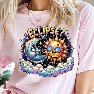 Eclipse Been There PNG, Colorful Eclipse PNG, Sublimation Design ...