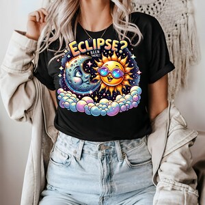 Eclipse Been There PNG, Colorful Eclipse PNG, Sublimation Design ...