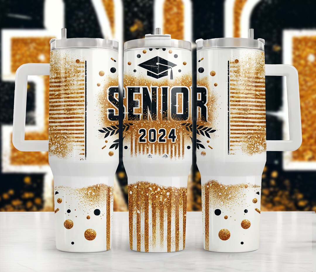 Senior Graduation 40oz Tumbler Wrap, Sublimation Design Digital ...