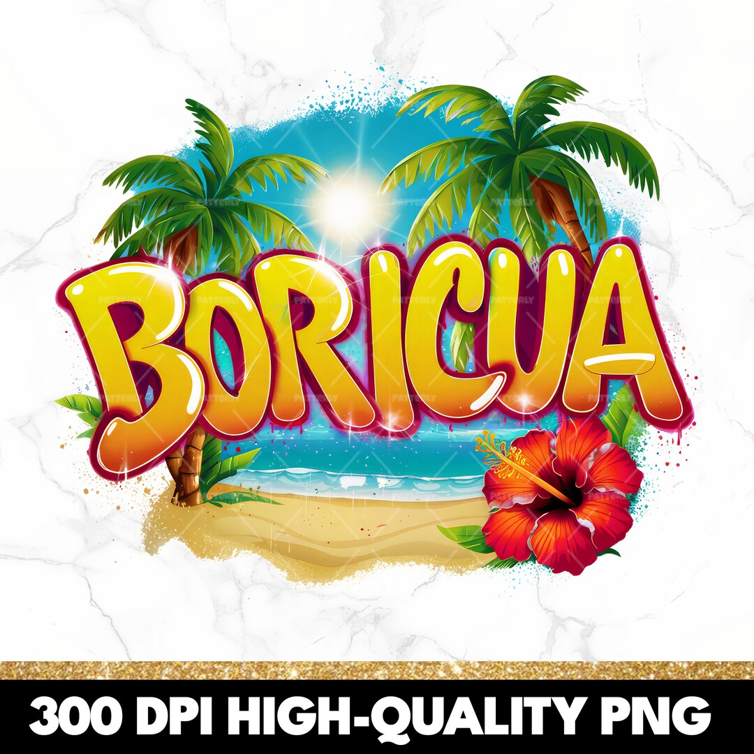 Boricua Puerto Rico PNG, Puerto Rican Sublimation Design, Boricua Mug ...