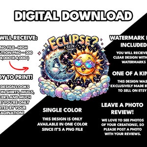 Eclipse Been There PNG, Colorful Eclipse PNG, Sublimation Design ...