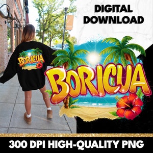 Boricua Puerto Rico PNG, Puerto Rican Sublimation Design, Boricua Mug ...