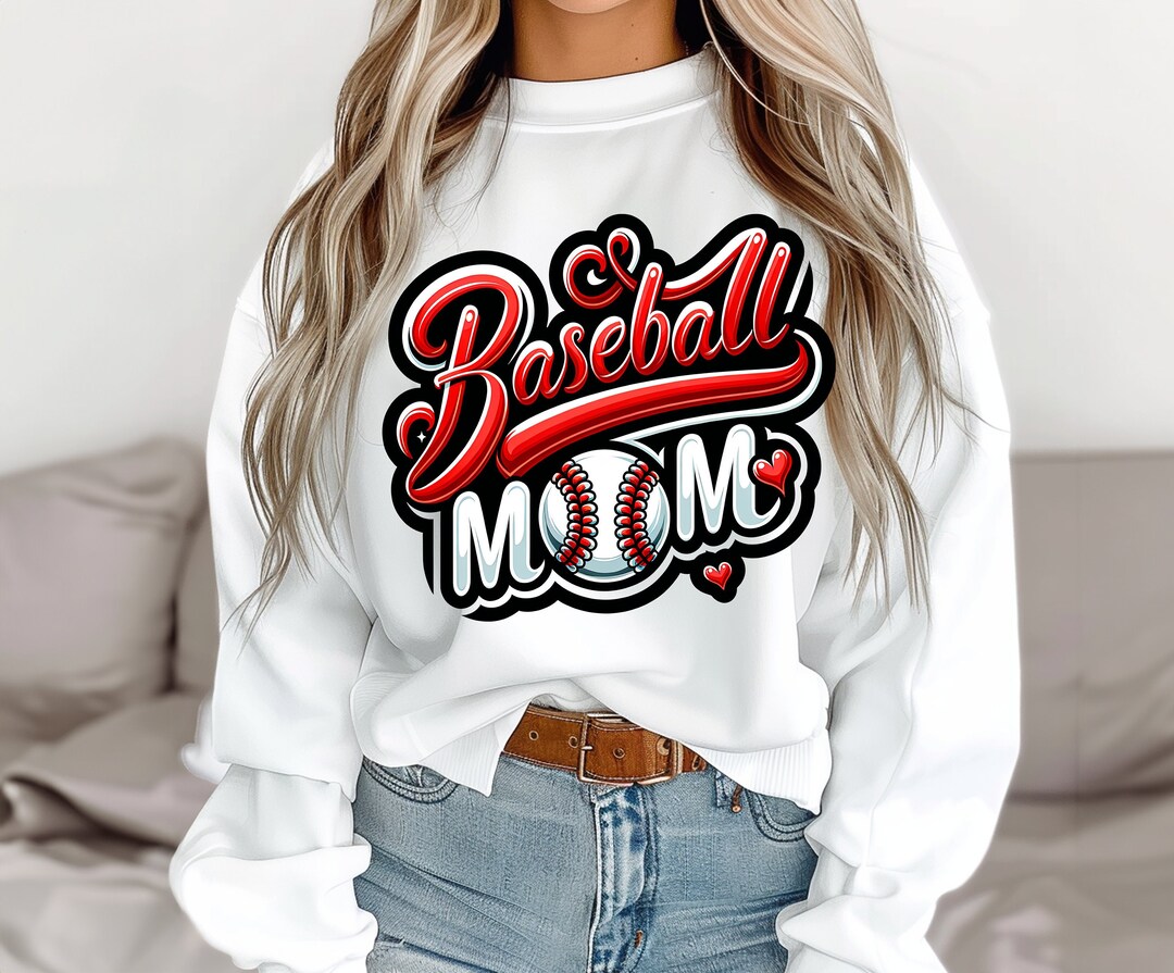 Baseball Mom PNG, Baseball Mama PNG, Sublimation Design, Digital ...