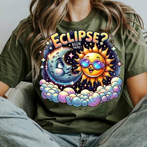 Eclipse Been There PNG, Colorful Eclipse PNG, Sublimation Design ...