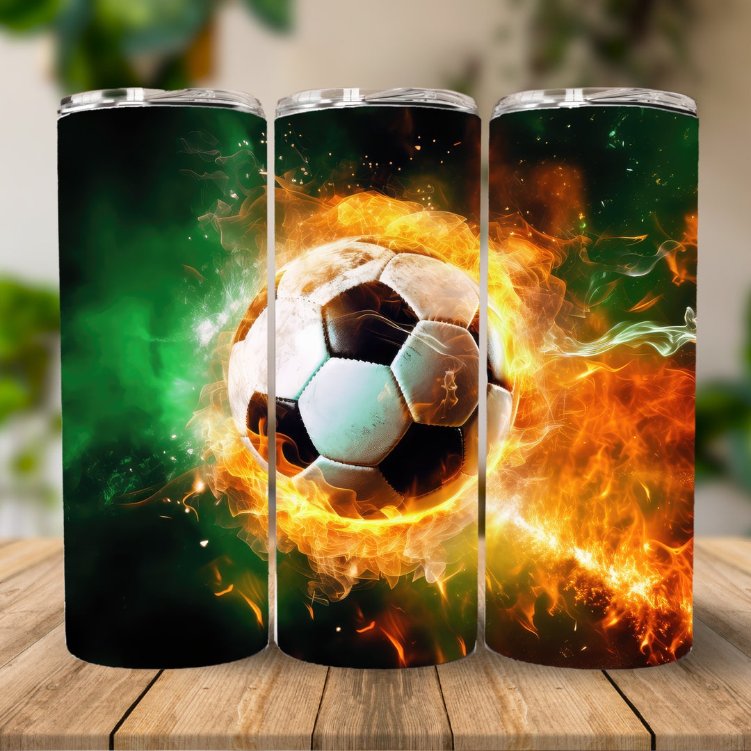 Soccer Tumbler Wrap | Football Tumbler Wrap | 20oz Sublimation Tumbler ...