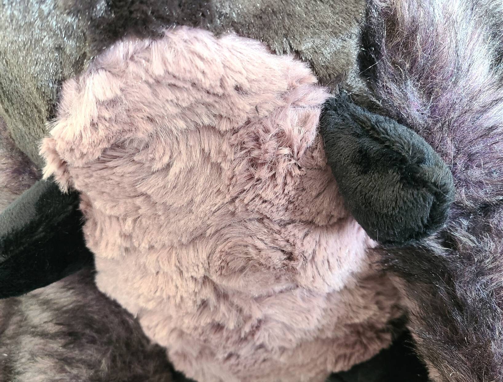 5lb Weighted Black Witch Moth Plush | Soft Sculpture Moth Art Doll ...