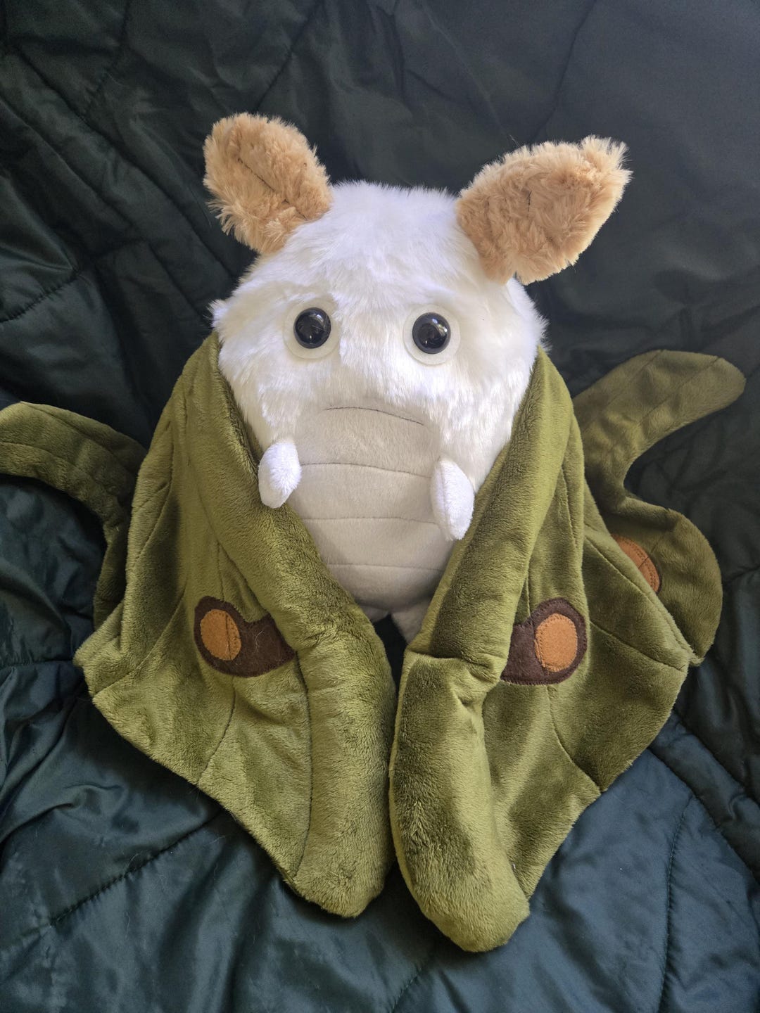 2lb Weighted Plush Luna Moth | Soft Sculpture Moth Art Doll Collectible ...
