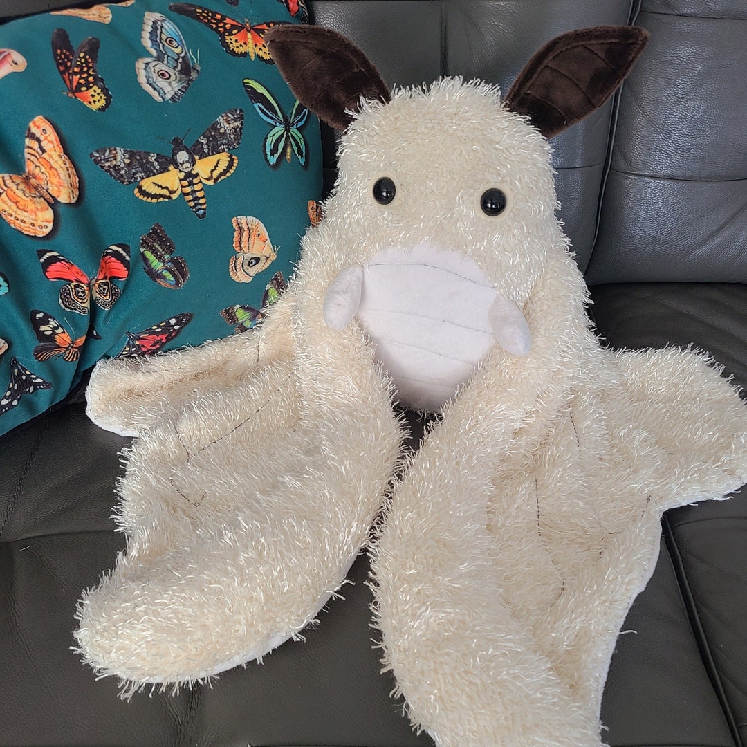 5lb Weighted Plush Silkworm Moth | Soft Sculpture Moth Art Doll ...