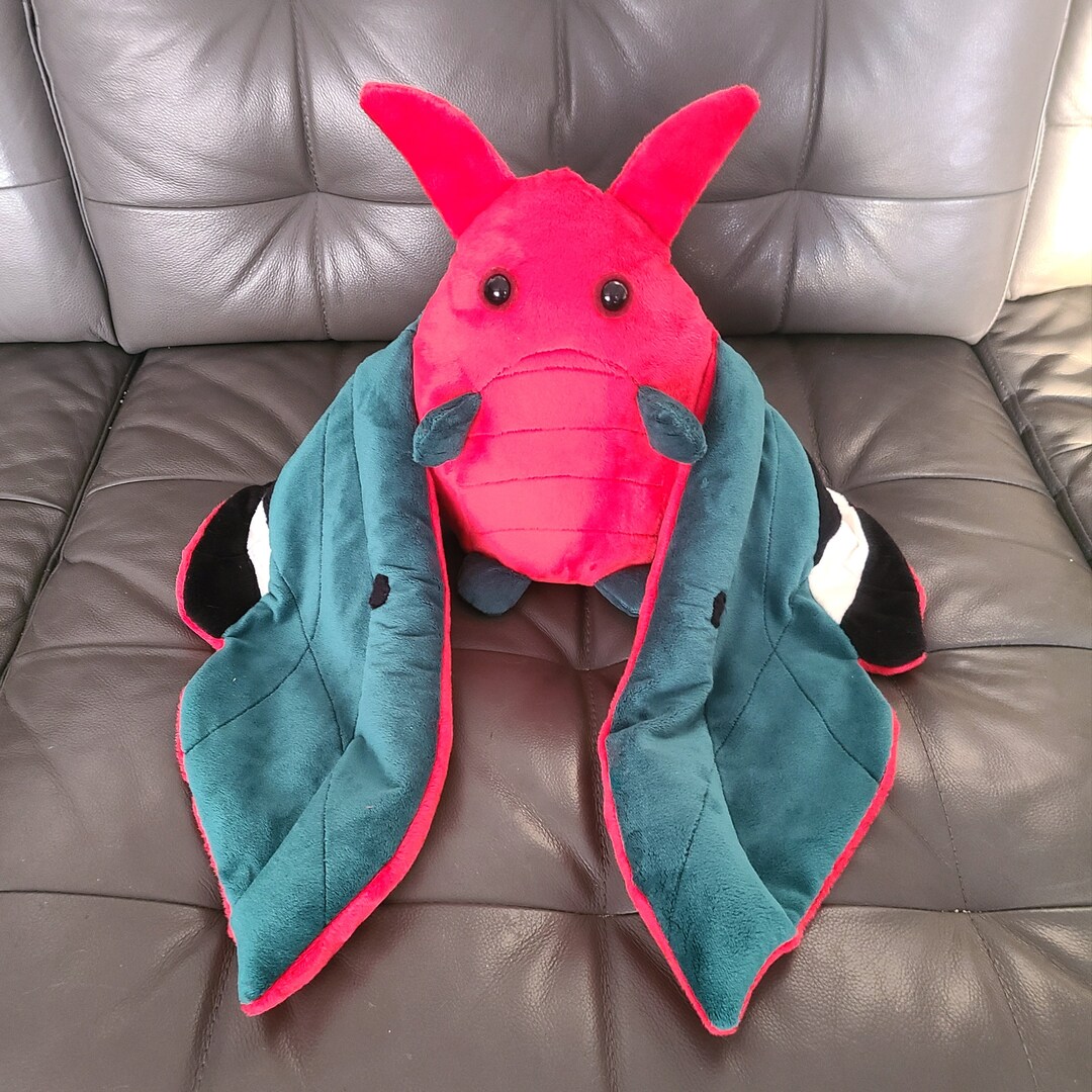 2lb Weighted Plush Xylophanes Belti Moth | Soft Sculpture Moth Art Doll ...