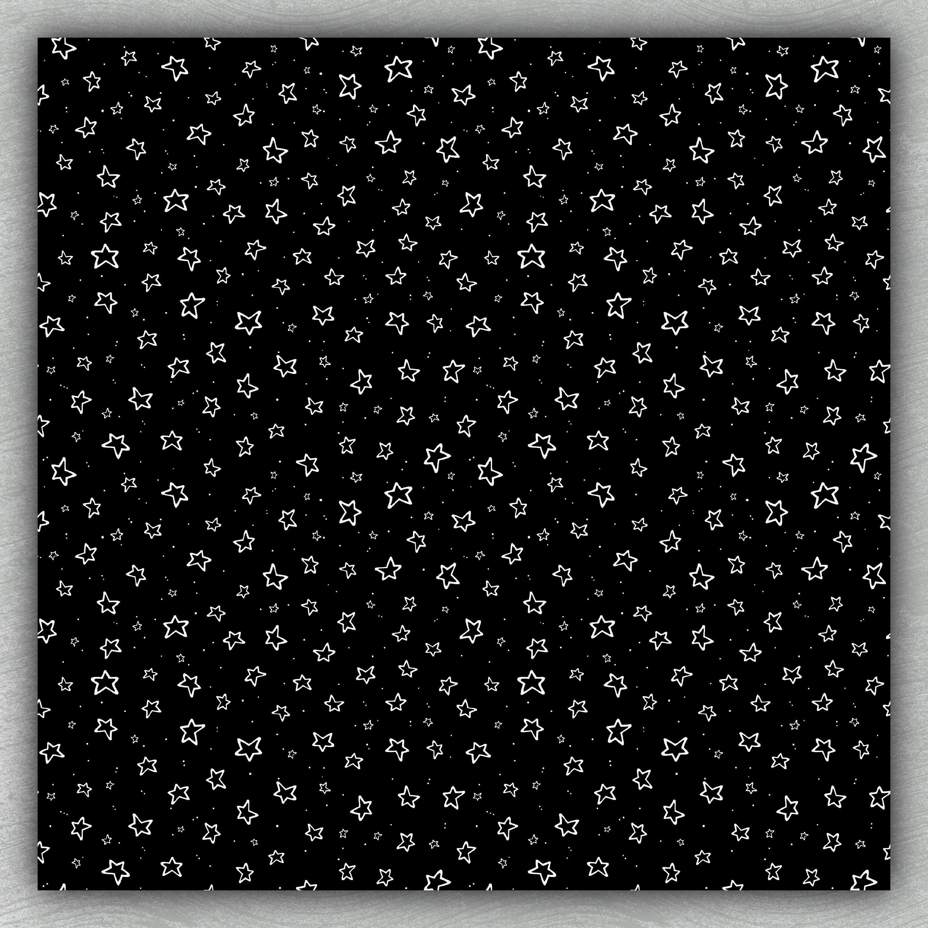 Star Digital Paper, Star Paper, Digital Scrapbook Paper, Digital Junk ...