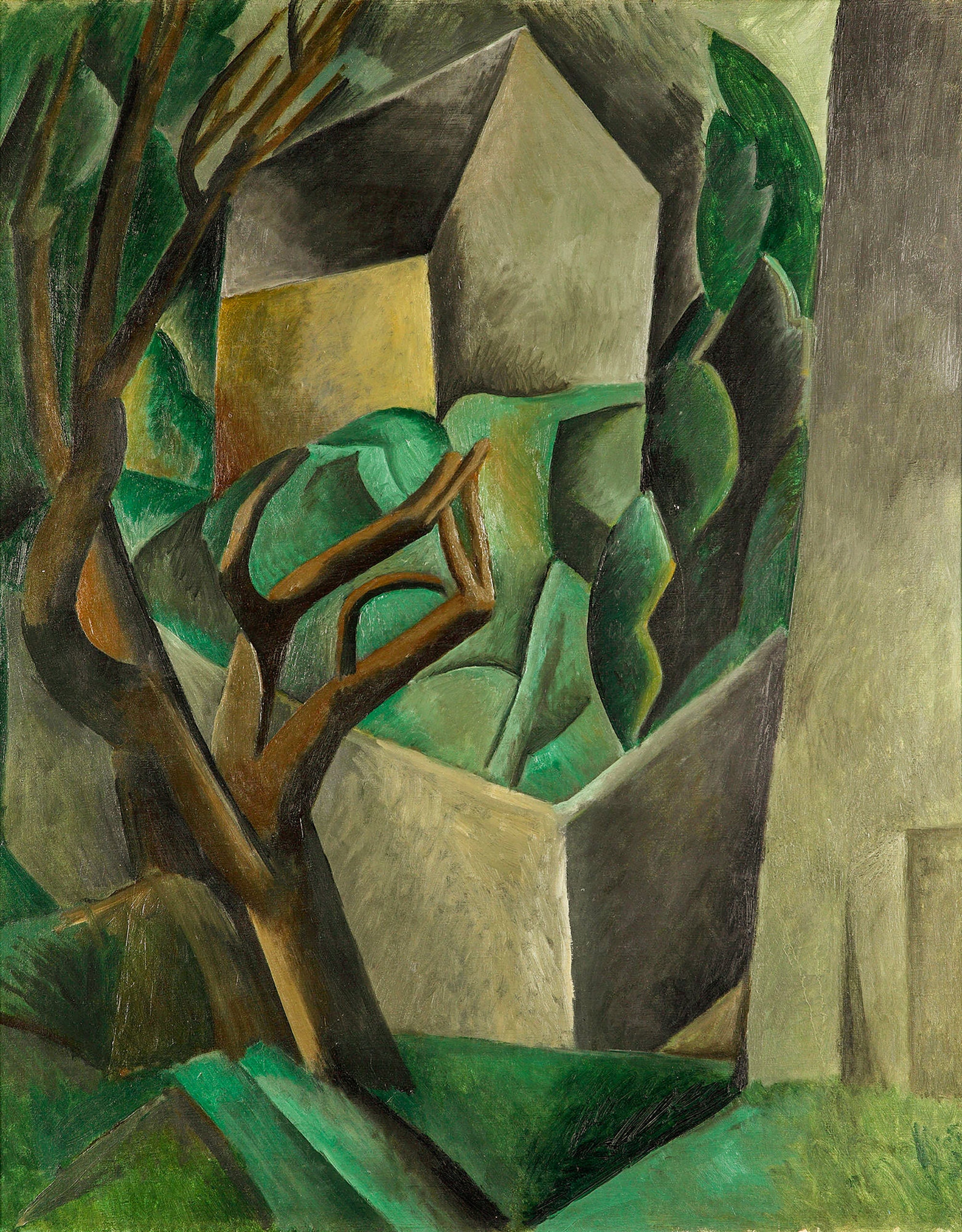 Pablo Picasso House in the Garden 1908 17 X 22 Fine Art Print - Etsy