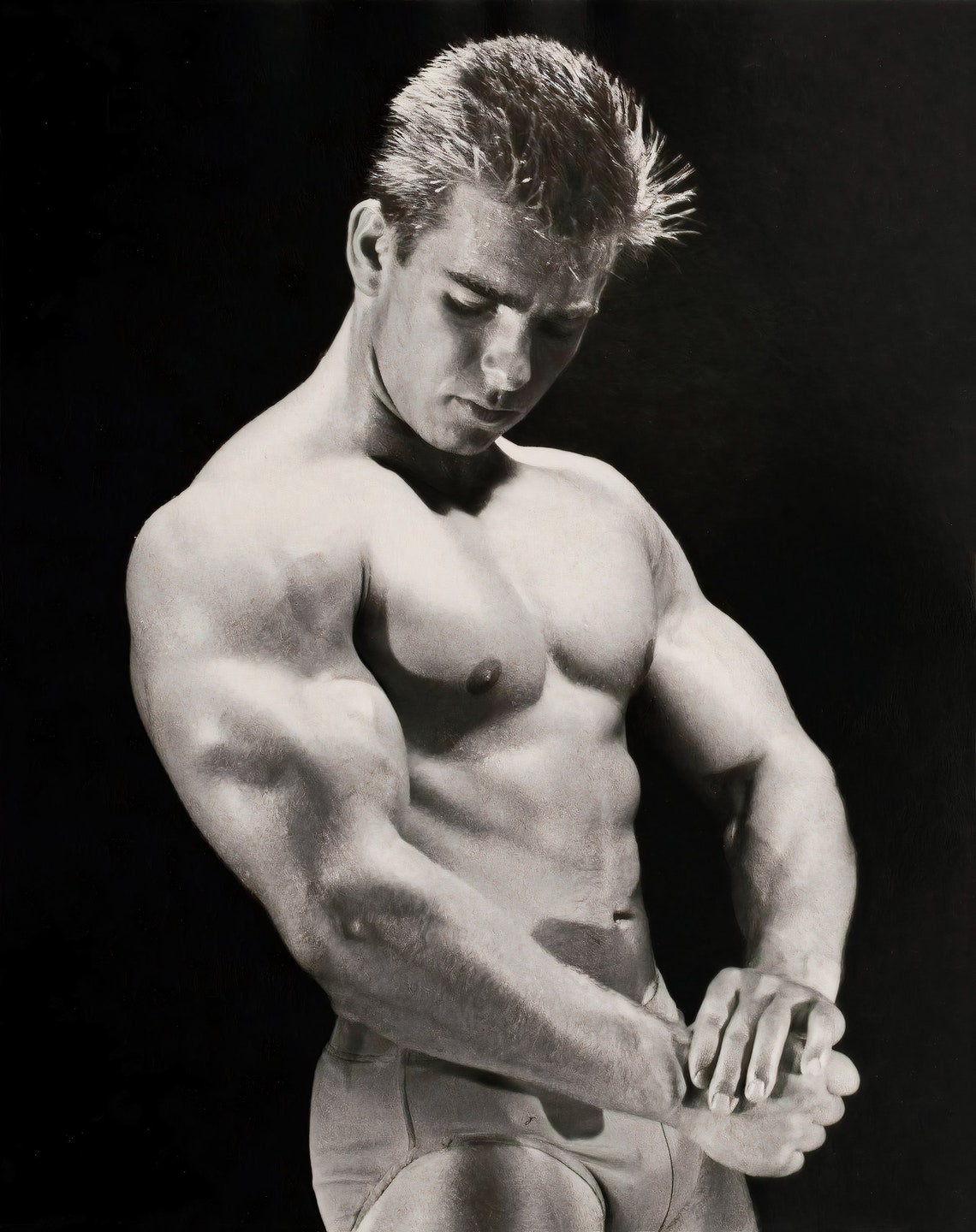 Bruce of LA - Vintage Male Physique Photo 1960s Beefcake Bodybuilder ...