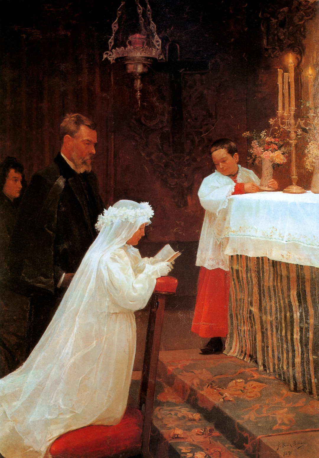 Pablo Picasso - First Communion (1896) - 17" X 22" Fine Art Print - Etsy