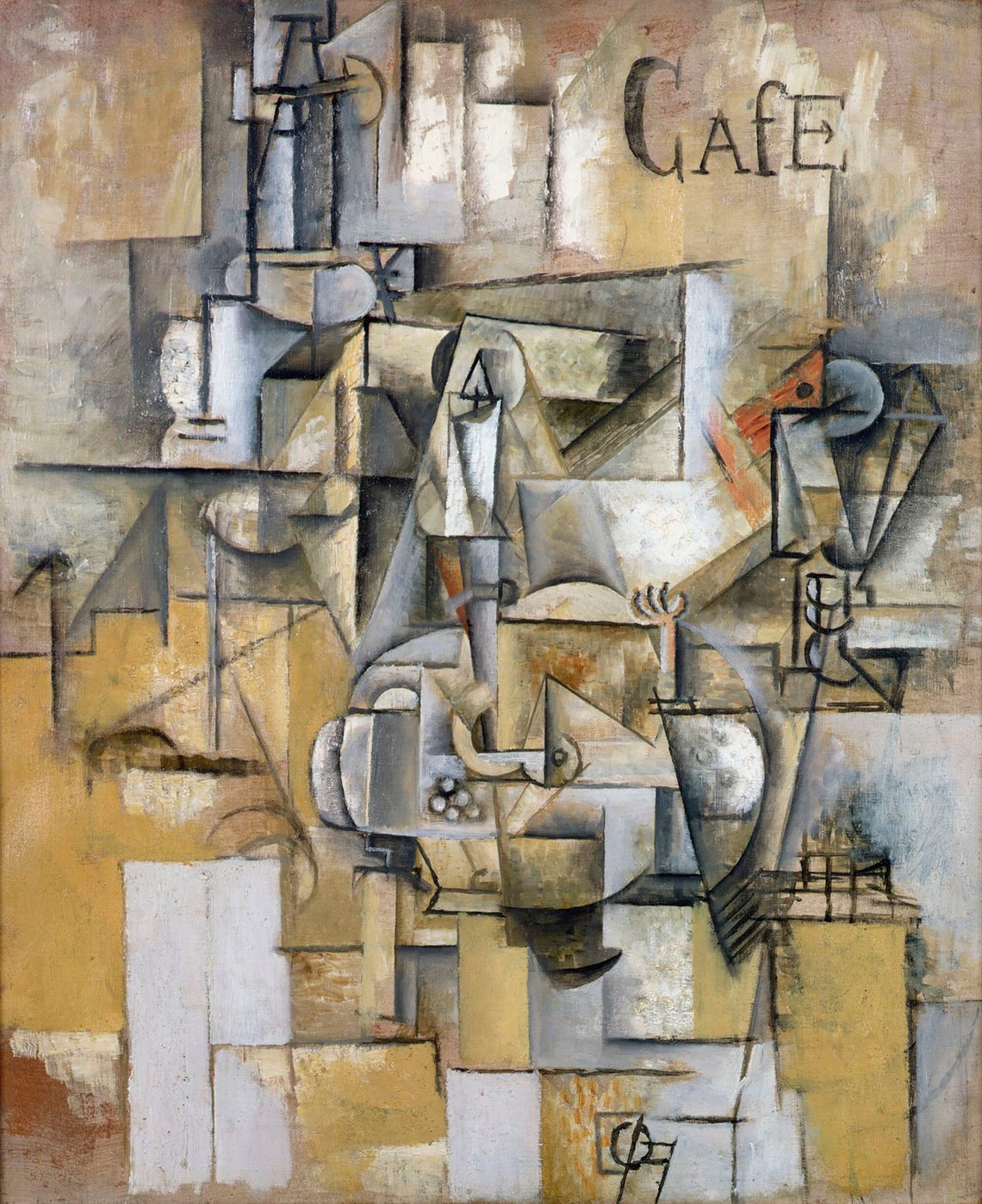Pablo Picasso - the Pigeon Pea (1912) Cafe - 17" X 22" Fine Art Print ...