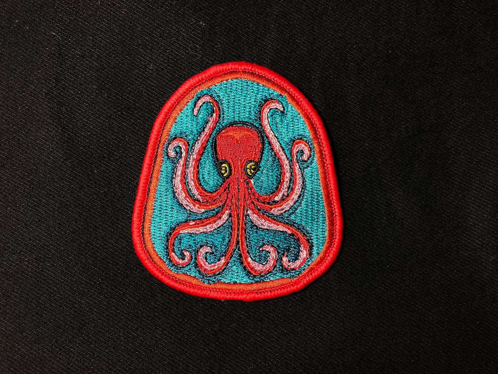 Octopus Patch - Embroidered Art Patch for Marine Biologists and Scuba ...