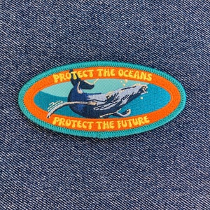 Whale Patch Protect Our Oceans Marine Conservation Patch. - Etsy