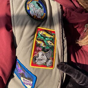 PNW Scuba Diving Patch – Rockfish & Wolf Eel Embroidered Iron-on - Etsy