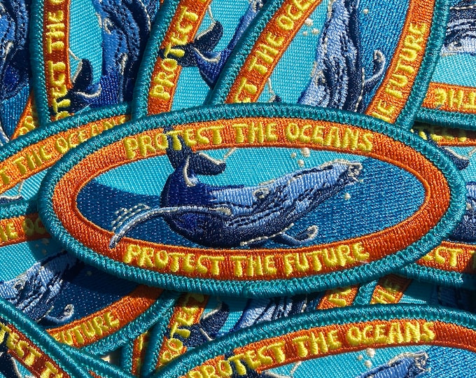 Whale Patch - Protect Our Oceans Marine Conservation Patch. - Etsy