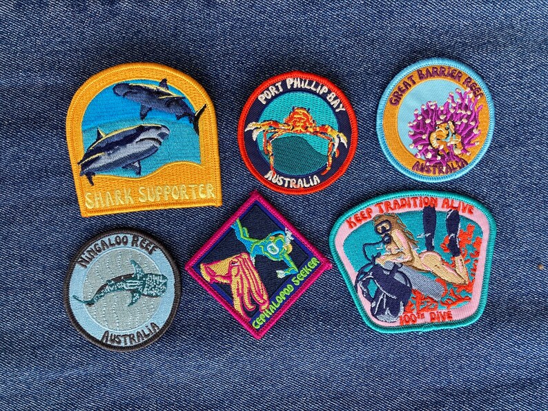 Spider Crab Patch, Port Phillip Bay Australia Dive Souvenir - Etsy