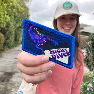 Night Diver Patch for Scuba Adventurers Travel Patches for Scuba Divers Night Diver Specialty ...