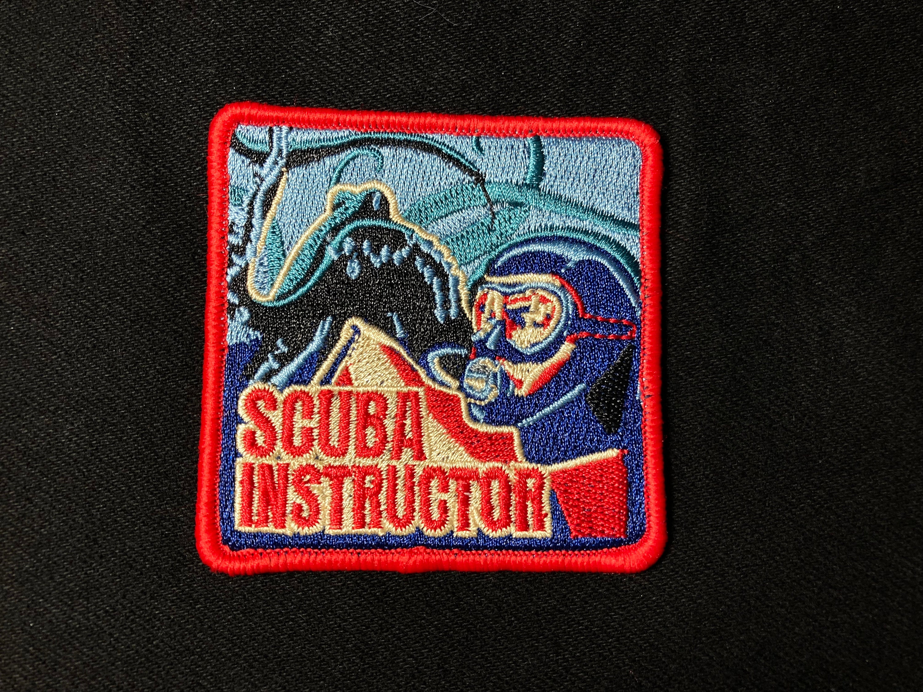 Instructor Patch Scuba Diving Patch for Dive Instructors - Etsy
