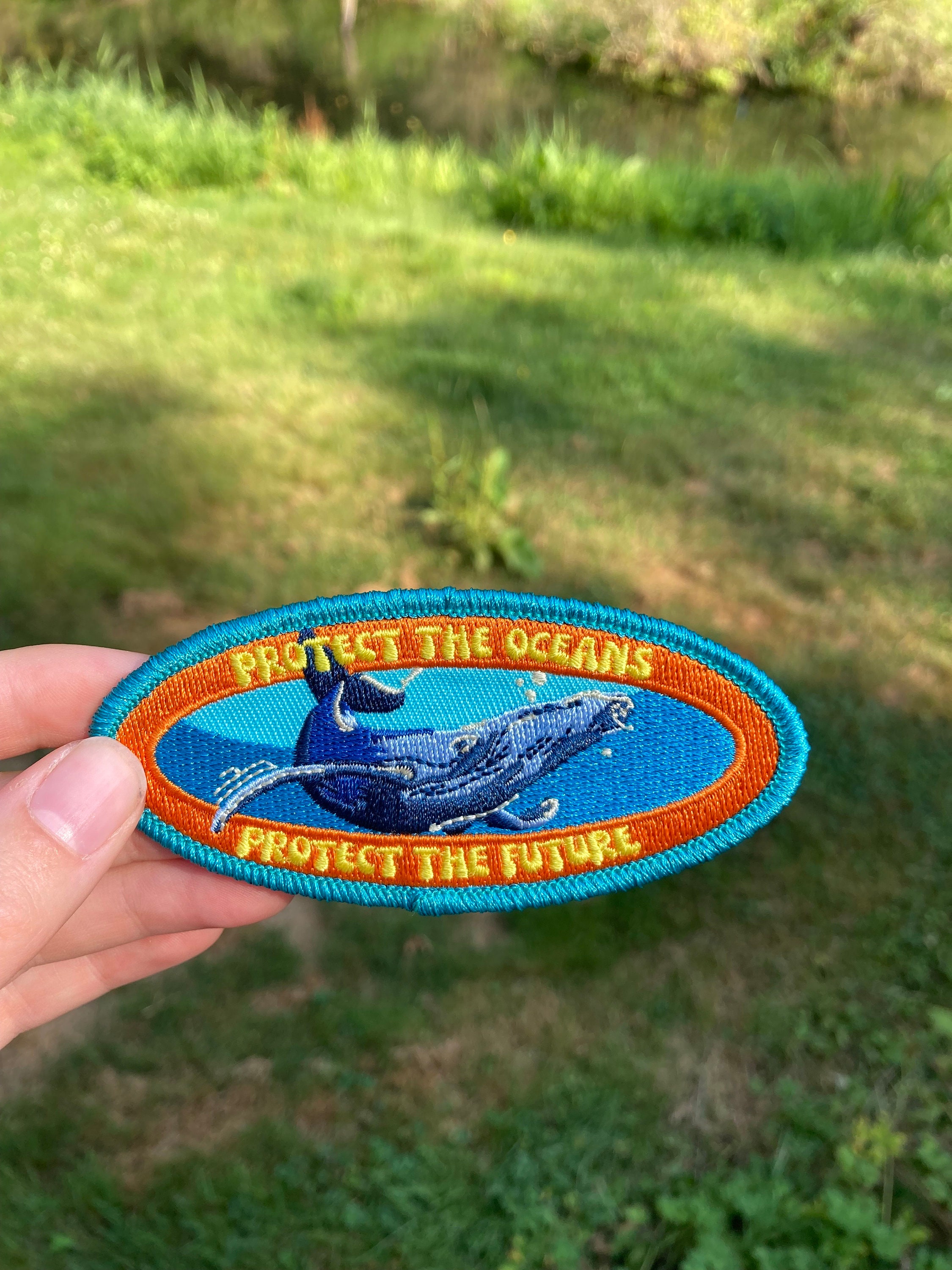 Whale Patch - Protect Our Oceans Marine Conservation Patch. - Etsy