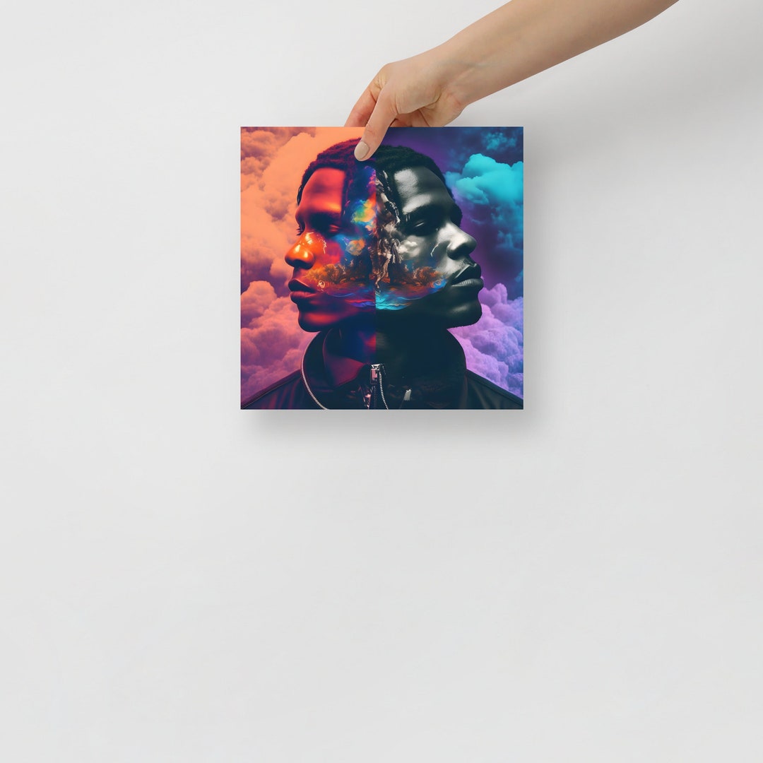 ASAP Rocky Trippy Poster Hiphop Poster - Etsy