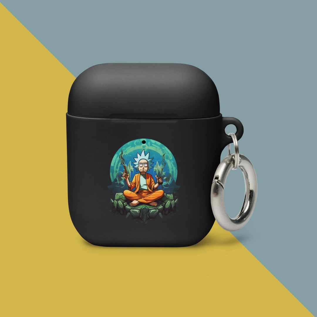 Rick and Morty Airpod Case Rick Meditation Rick Design - Etsy