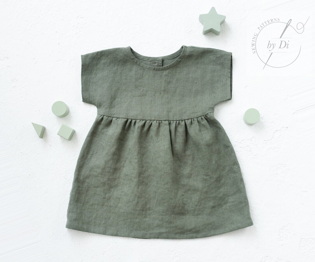 PDF Sewing Pattern for Tunic Dress Jacky. Summer Dress With Short ...