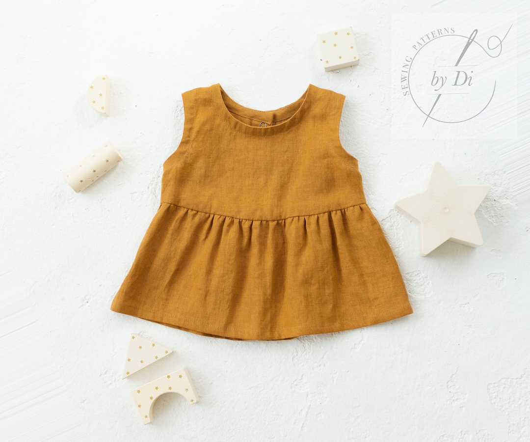 Sewing Pattern for Girls Tunic With Ruffles. Simple but Fancy - Etsy