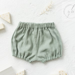 Set of PDF Sewing Patterns for Baby Bloomers, Baby Shorts and Baby ...
