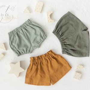 Sewing Pattern of Shorts for Kids. Simple to Make Baby Shorts. Mini ...