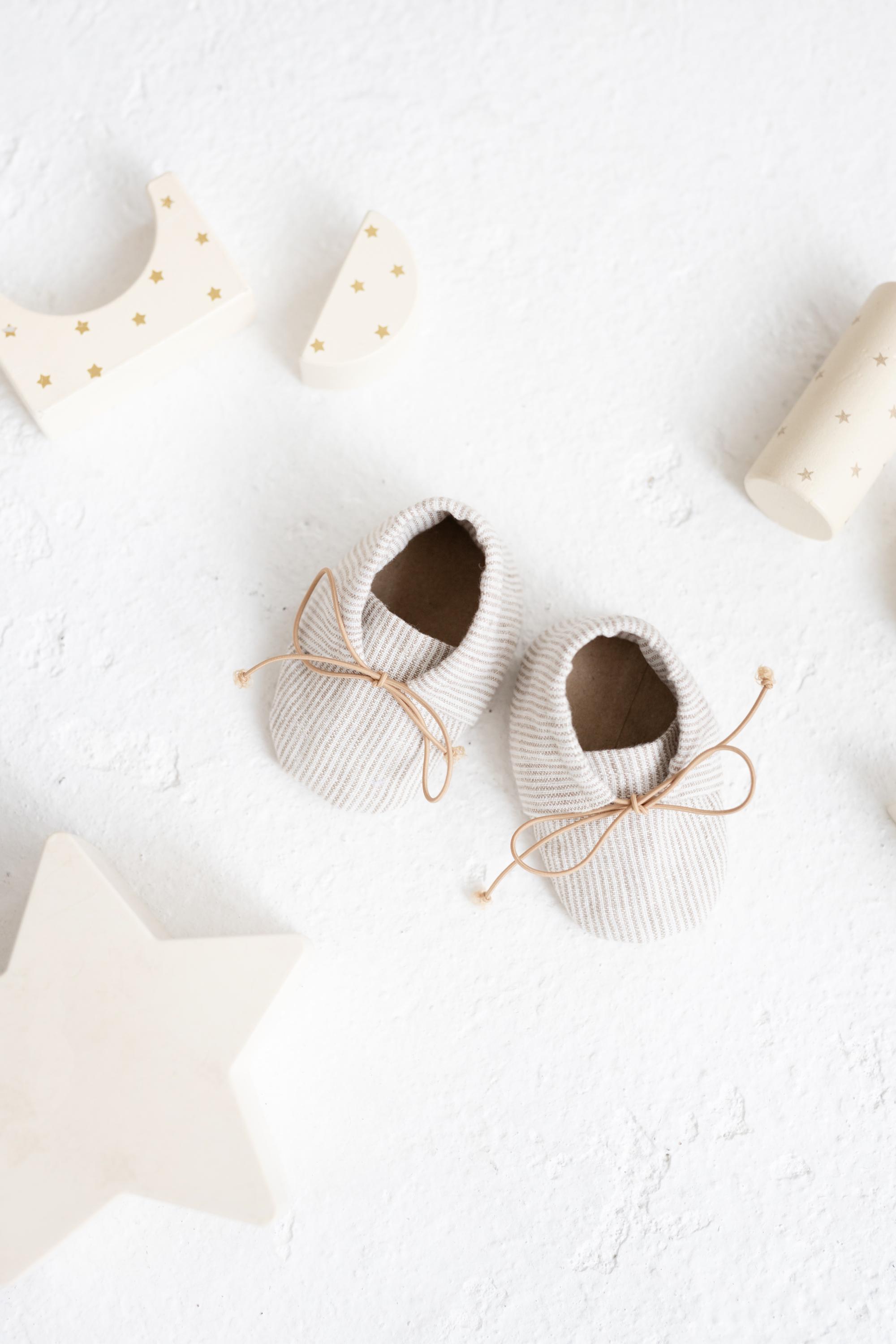 Sewing Pattern for Baby Booties. Simple to Make. Booties Size From ...