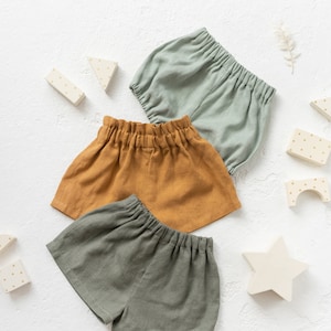 Sewing Pattern of Shorts for Kids. Simple to Make Baby Shorts. Mini ...