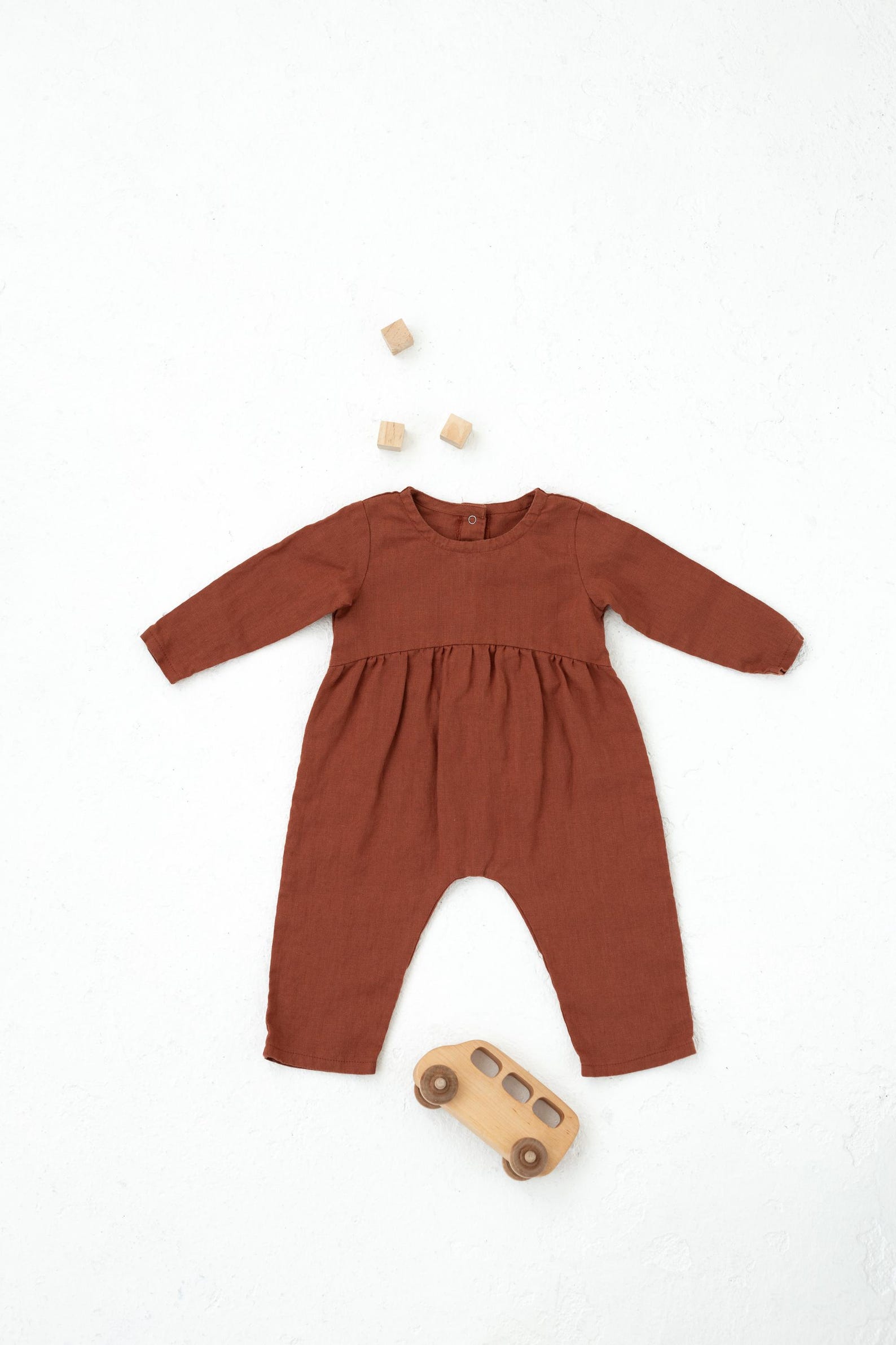 Long Sleeves Romper Sewing Pattern for Boys & Girls. Cozy Romper in ...