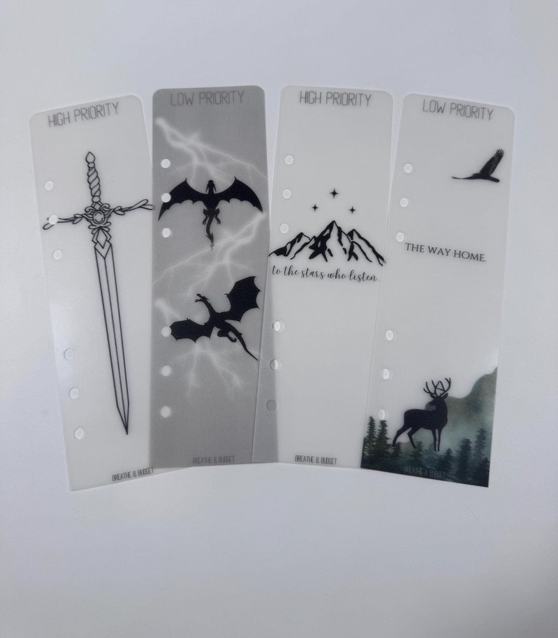 Fantasy | Bookmark for A6 Binders | Matte | Laminated - Etsy