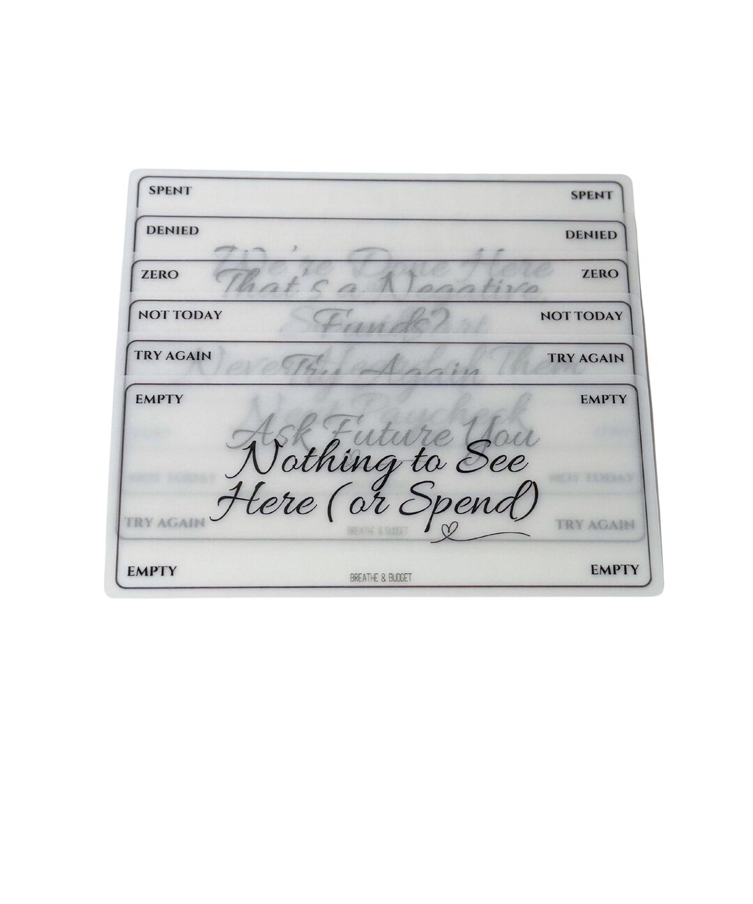 Sassy Savers Placeholders | Cash Envelope Prop Bills | Funny ...