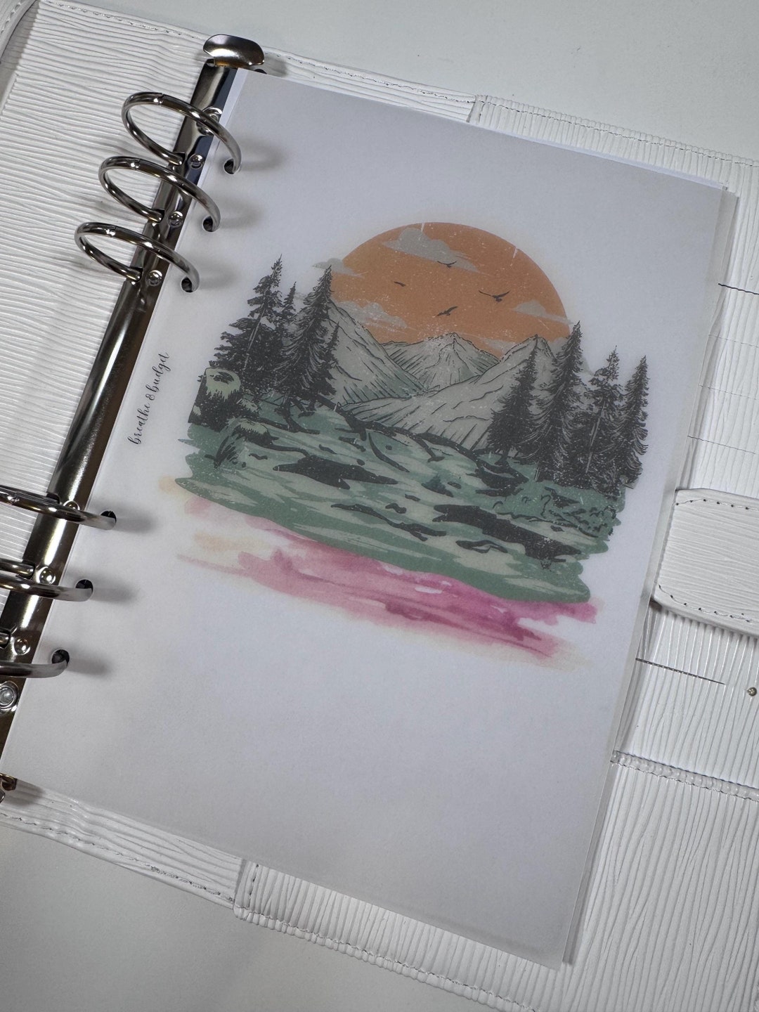 National Park | Dashboard | Physical Product | A5 | Personal Size - Etsy