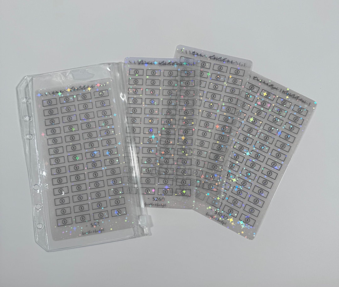 Starlight or Matte Dollar Savings Challenge Bundle | One Dollar | Five ...