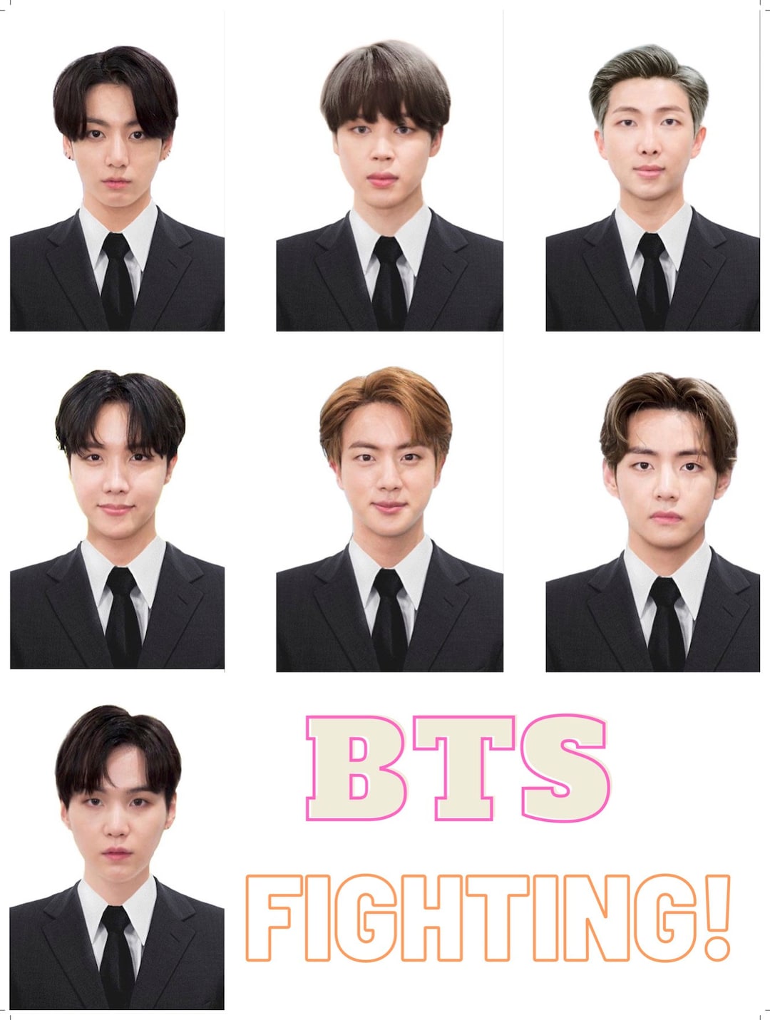 BTS ID Photo - Etsy