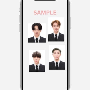 BTS ID Photo - Etsy