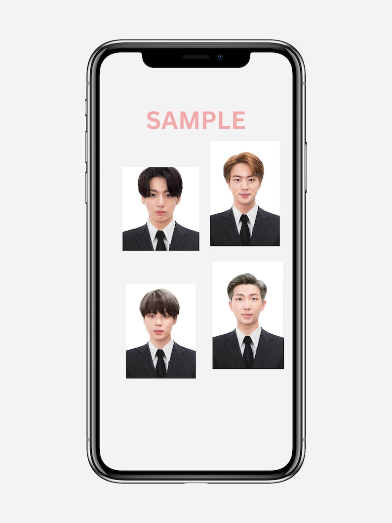 BTS ID Photo - Etsy